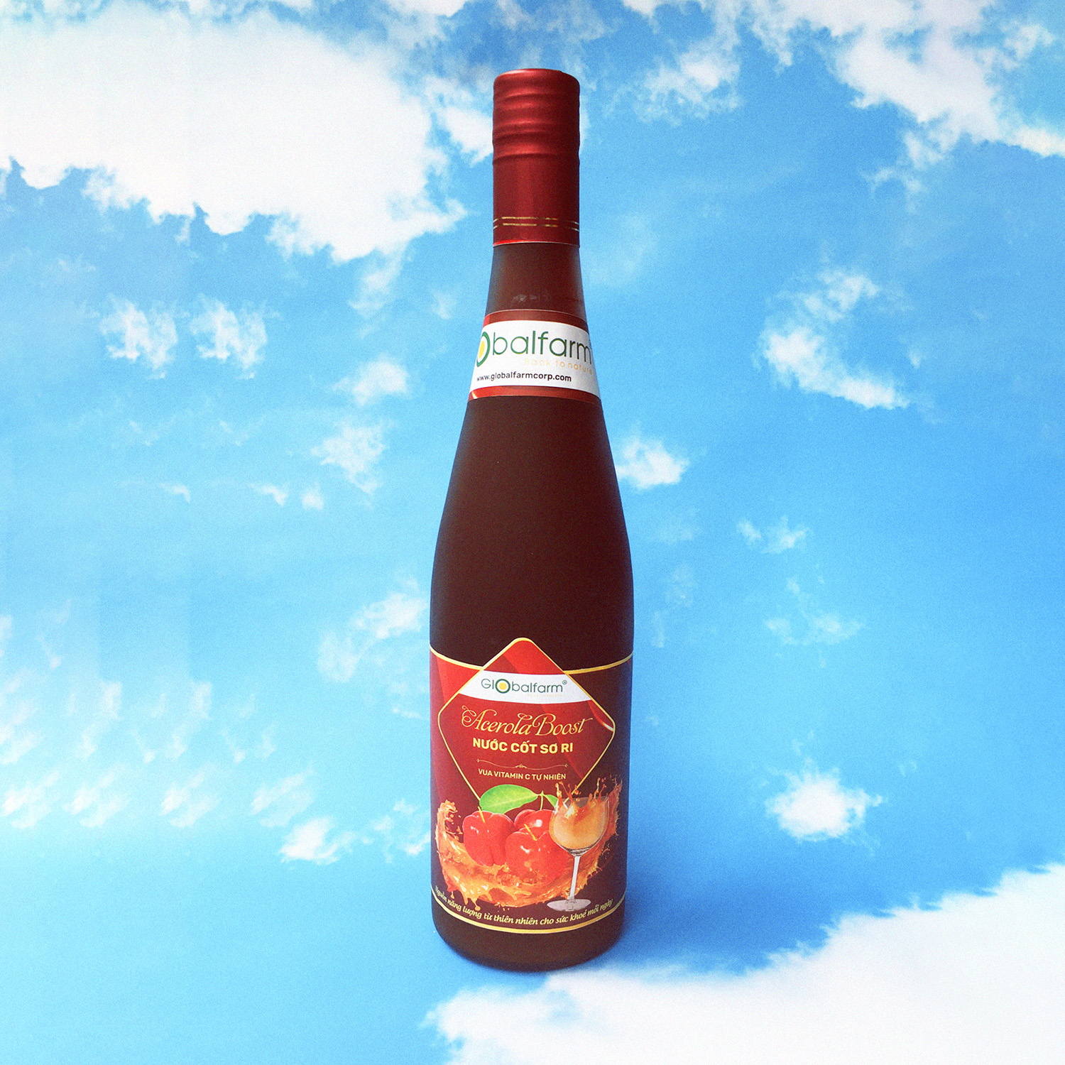 Nước cốt sơ ri Globalfarm Acerola Boost 750ml - Global Farm